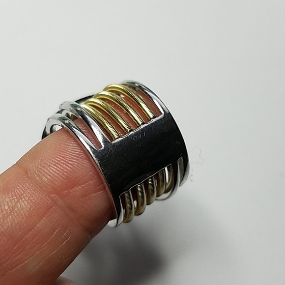 Isabella m. | Jewelry | Isabella M Two Tone Sterling Silver Ring | Poshmark